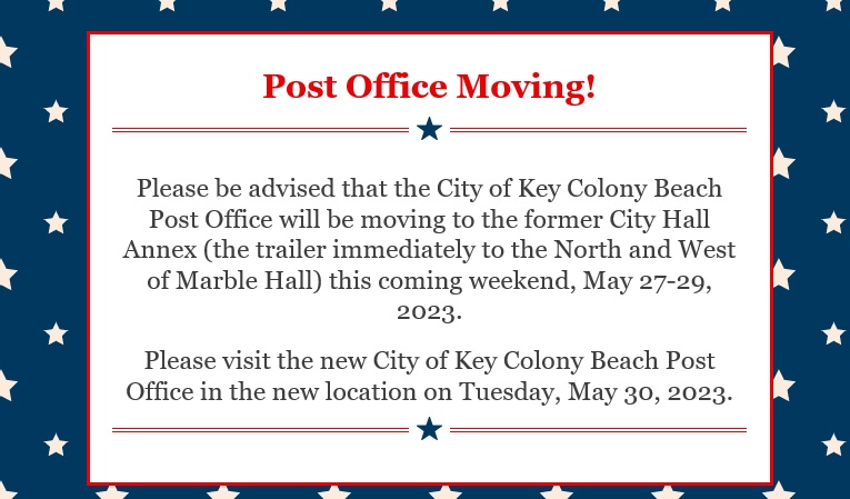 At Last!! New Post Office - City of Key Colony Beach Official City Website