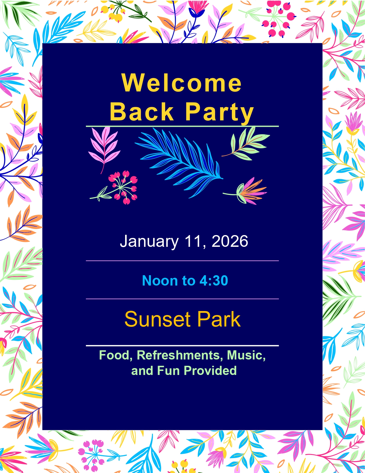Welcome Back Party - City of Key Colony Beach Official City Website
